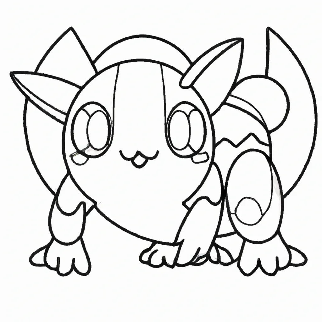 10 Desenhos de Pokémon para Imprimir e Colorir - Crawler Edition