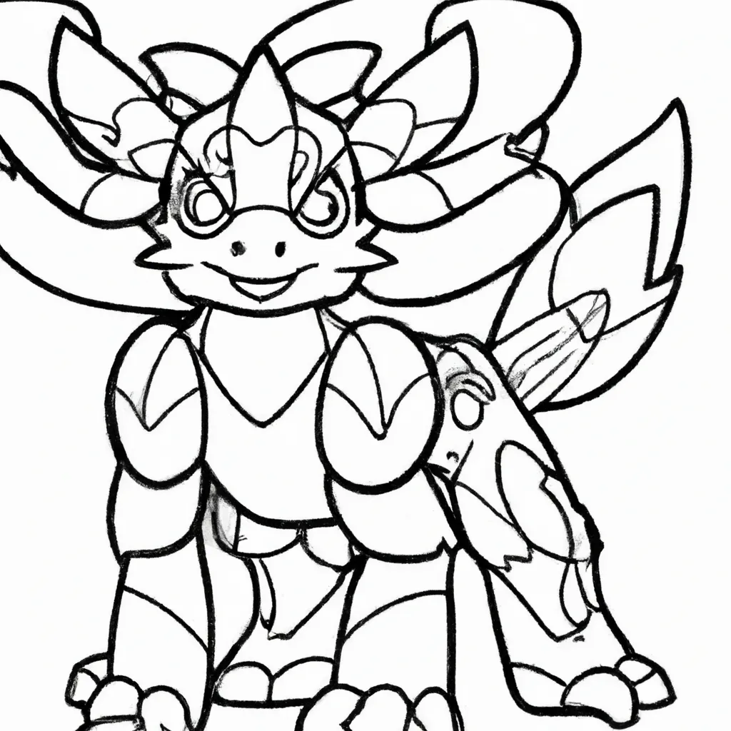 10 Desenhos de Pokémon Landorus para Imprimir e Colorir