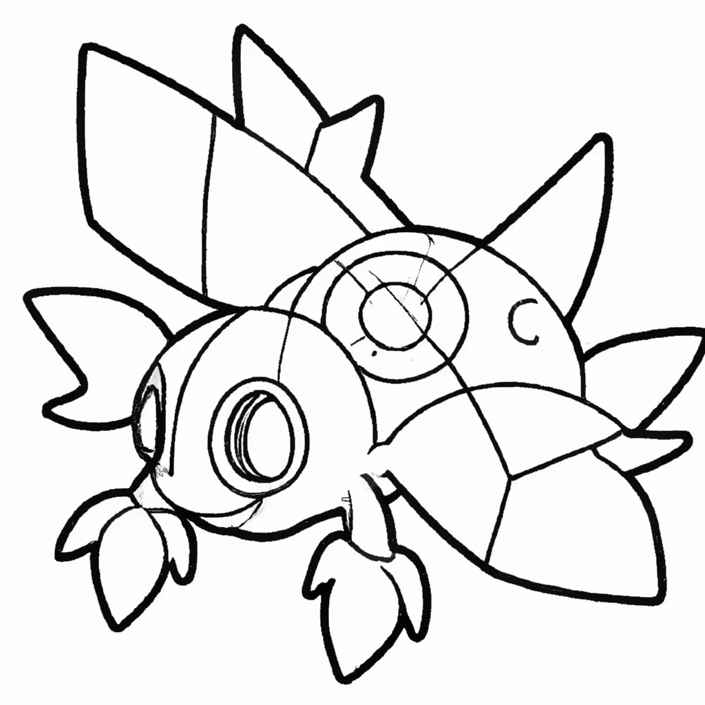 Scatterbug: 10 Desenhos para Imprimir e Colorir de Pokémon!