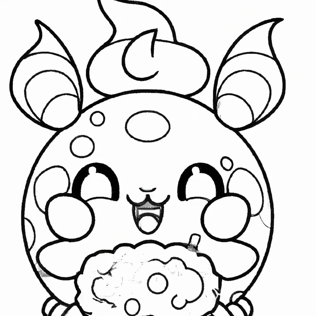 10 Desenhos de Pokémon Slurpuff para Imprimir e Colorir