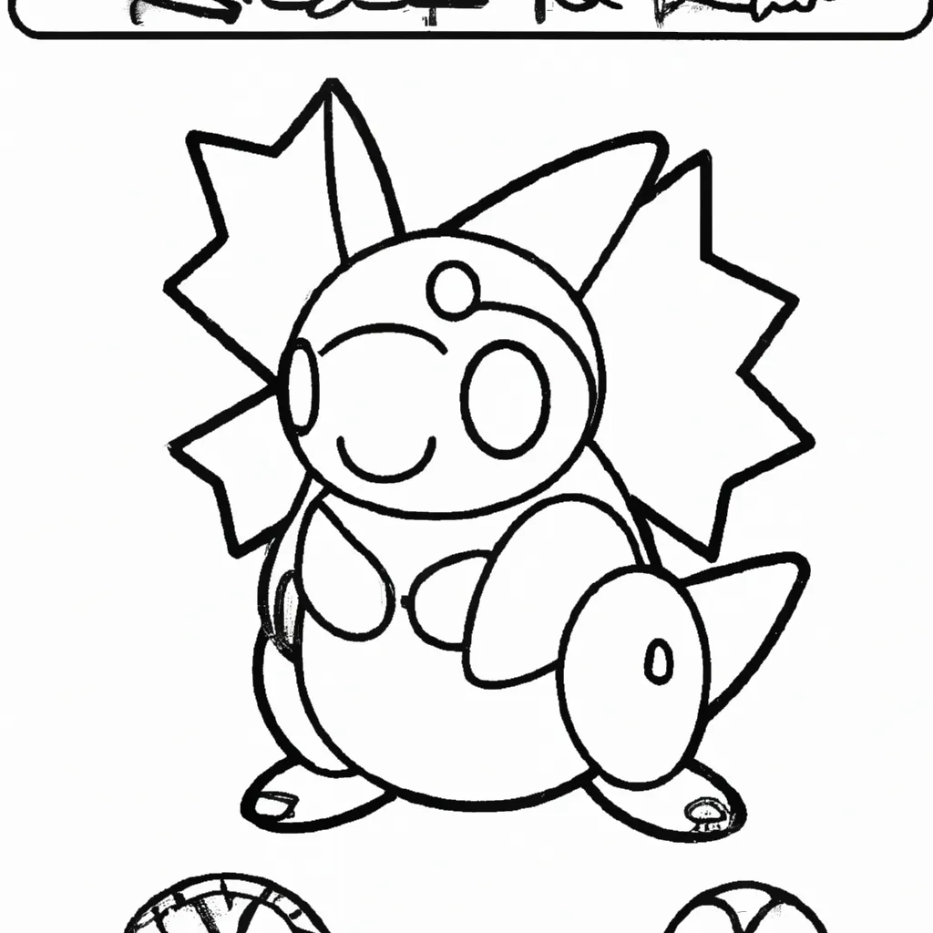 10 Desenhos de Pokémon Stakataka para Imprimir e Colorir