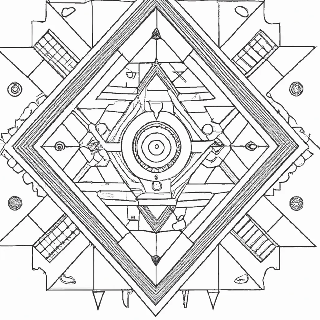 10 Desenhos Simétricos para Imprimir e Colorir