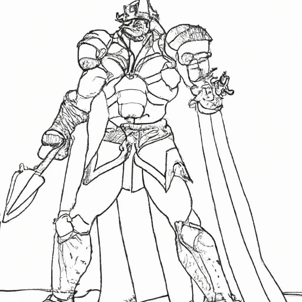 10 Desenhos de Albedo (Overlord) para Imprimir e Colorir