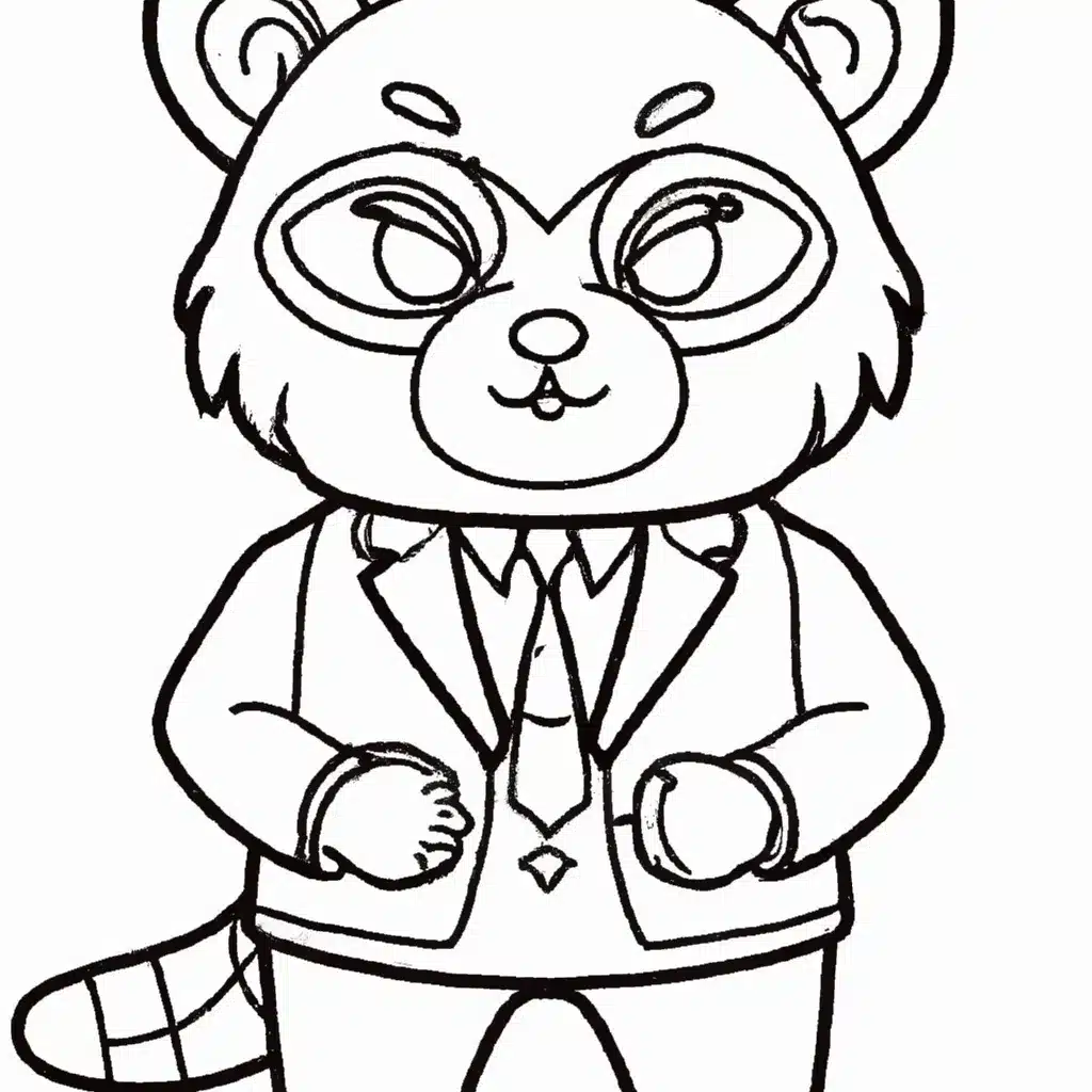 10 Desenhos de Gori (Aggretsuko) para Imprimir e Colorir