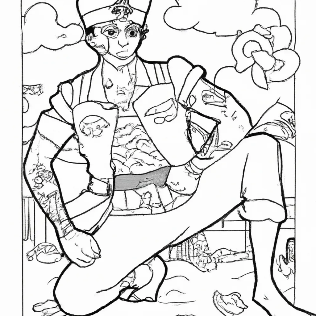 10 Desenhos de Kaido de One Piece para Imprimir e Colorir