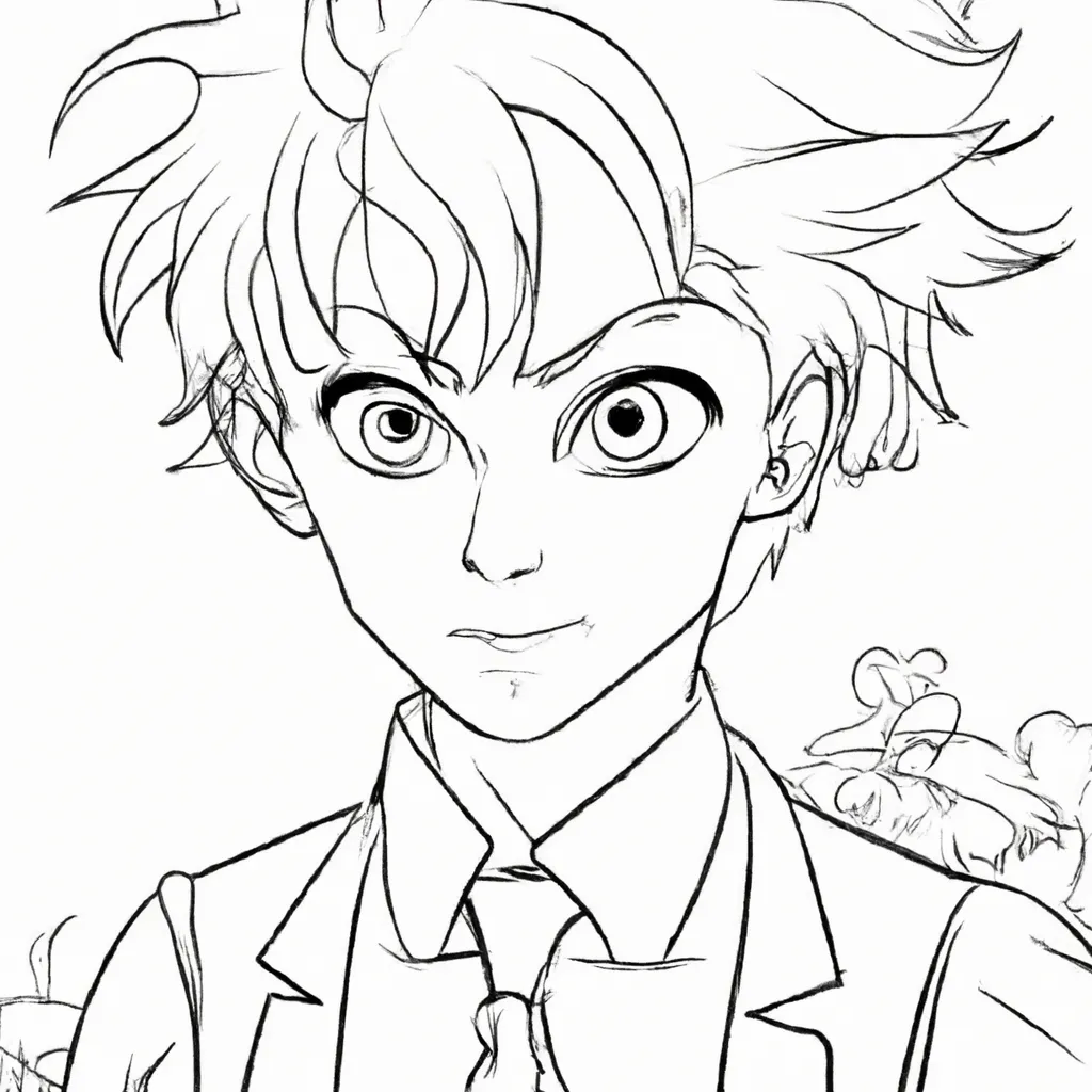 10 Desenhos de Norman (The Promised Neverland) para Imprimir e Colorir