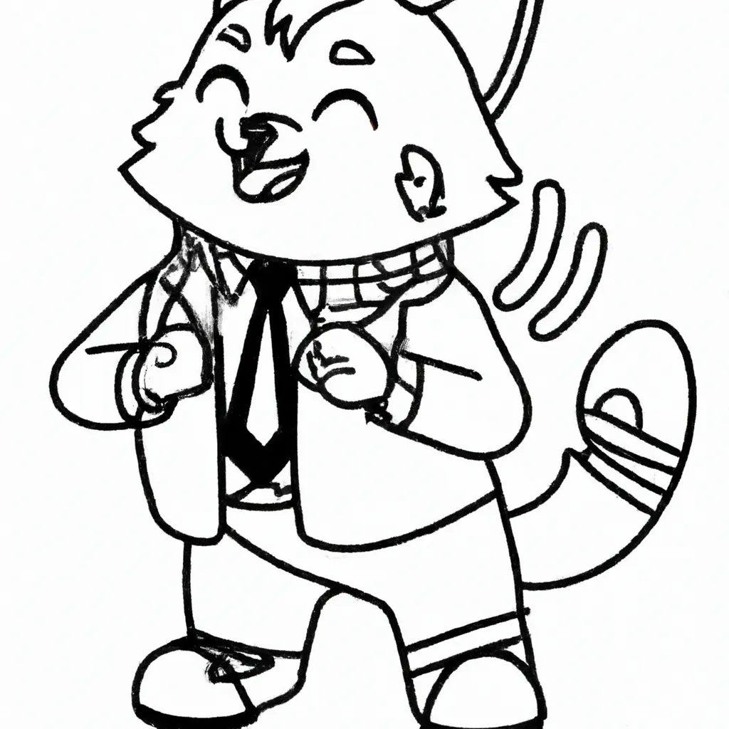 7 Desenhos Incríveis de Washimi (Aggretsuko) para Imprimir e Colorir