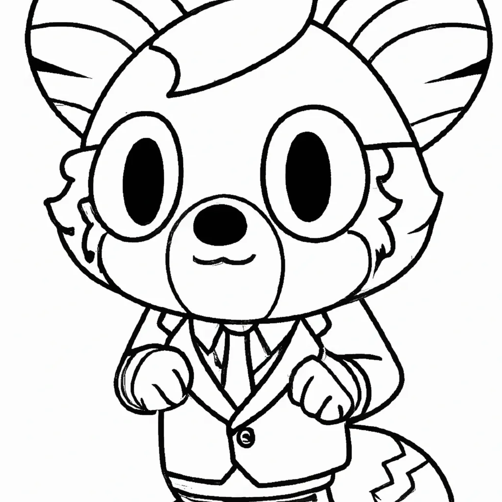 10 Desenhos de Gori (Aggretsuko) para Imprimir e Colorir
