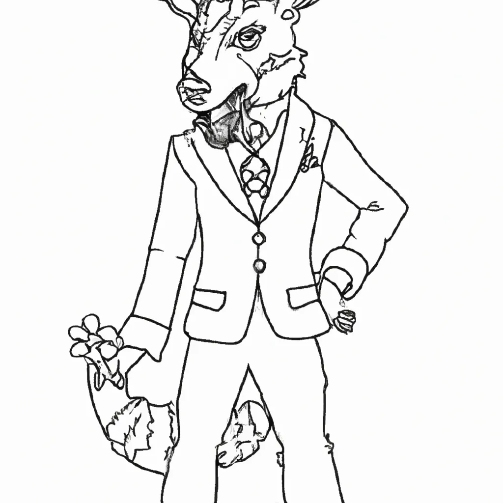 10 Desenhos de Legoshi (Beastars) para Imprimir e Colorir