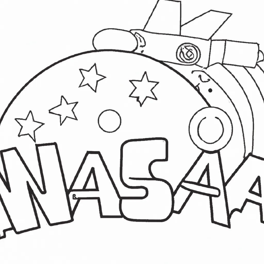 Desafie sua Criatividade: 7 Desenhos do Logotipo da NASA para Colorir e ...