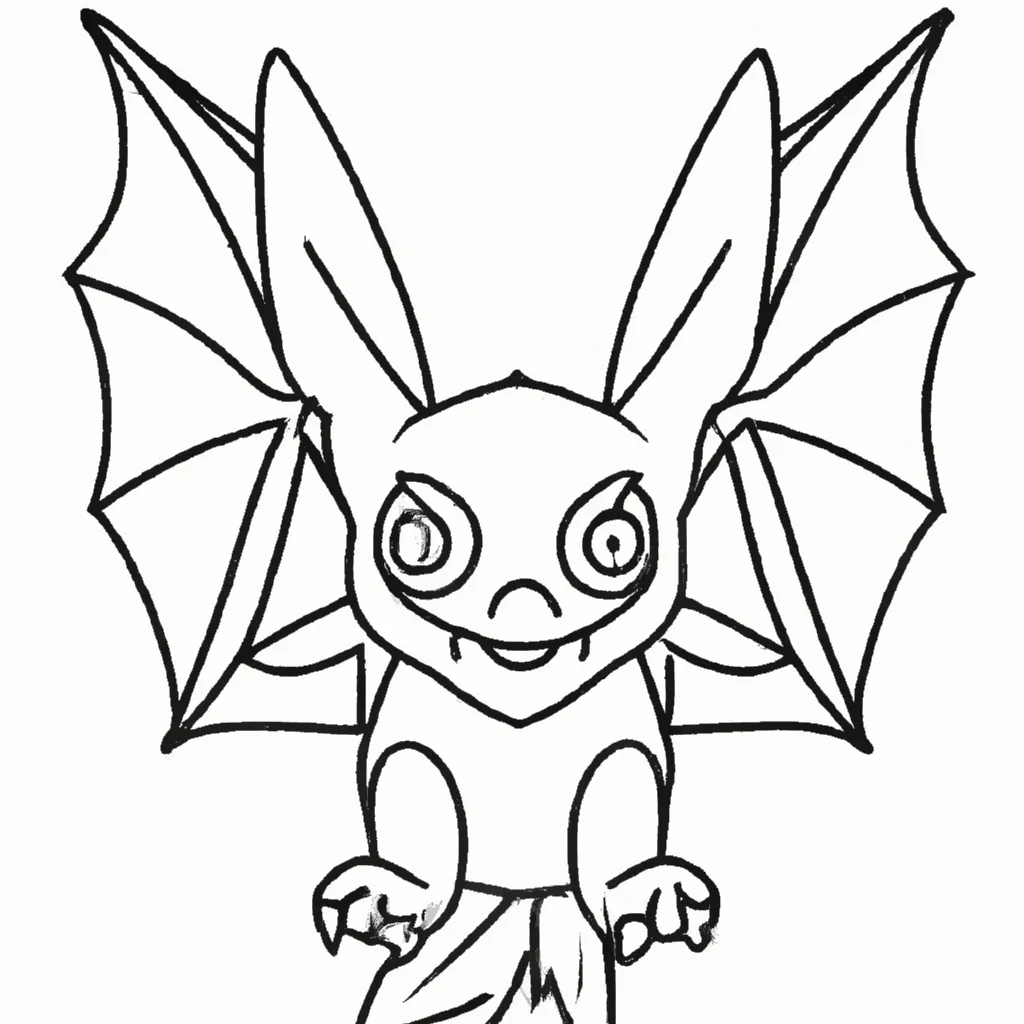 Desenhos Incríveis de Pokémon Noibat para Imprimir e Colorir