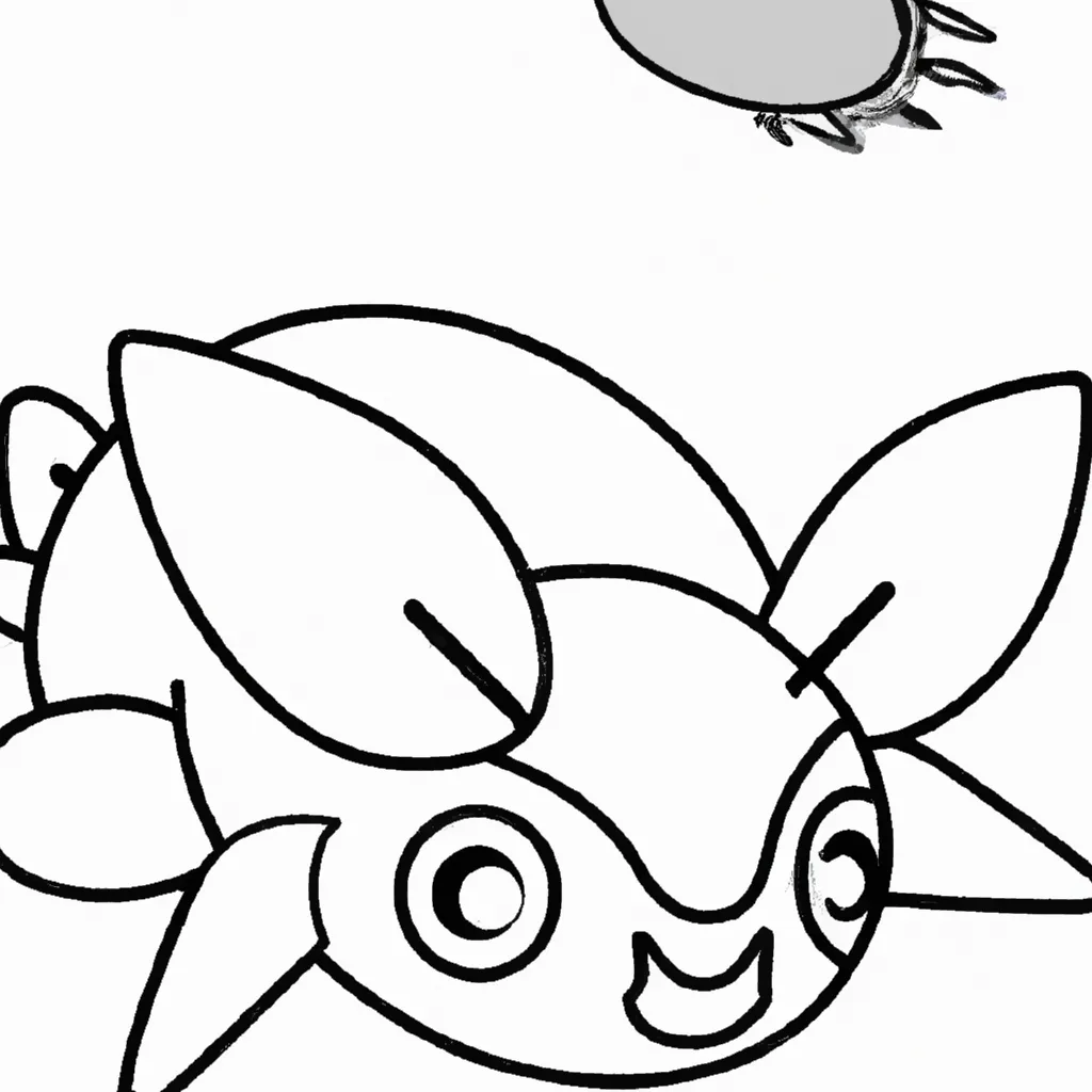 Scatterbug: 10 Desenhos para Imprimir e Colorir de Pokémon!