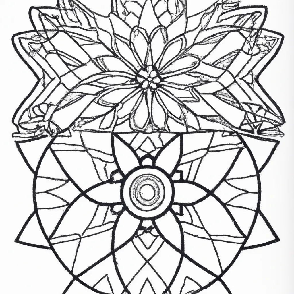 10 Desenhos Simétricos para Imprimir e Colorir