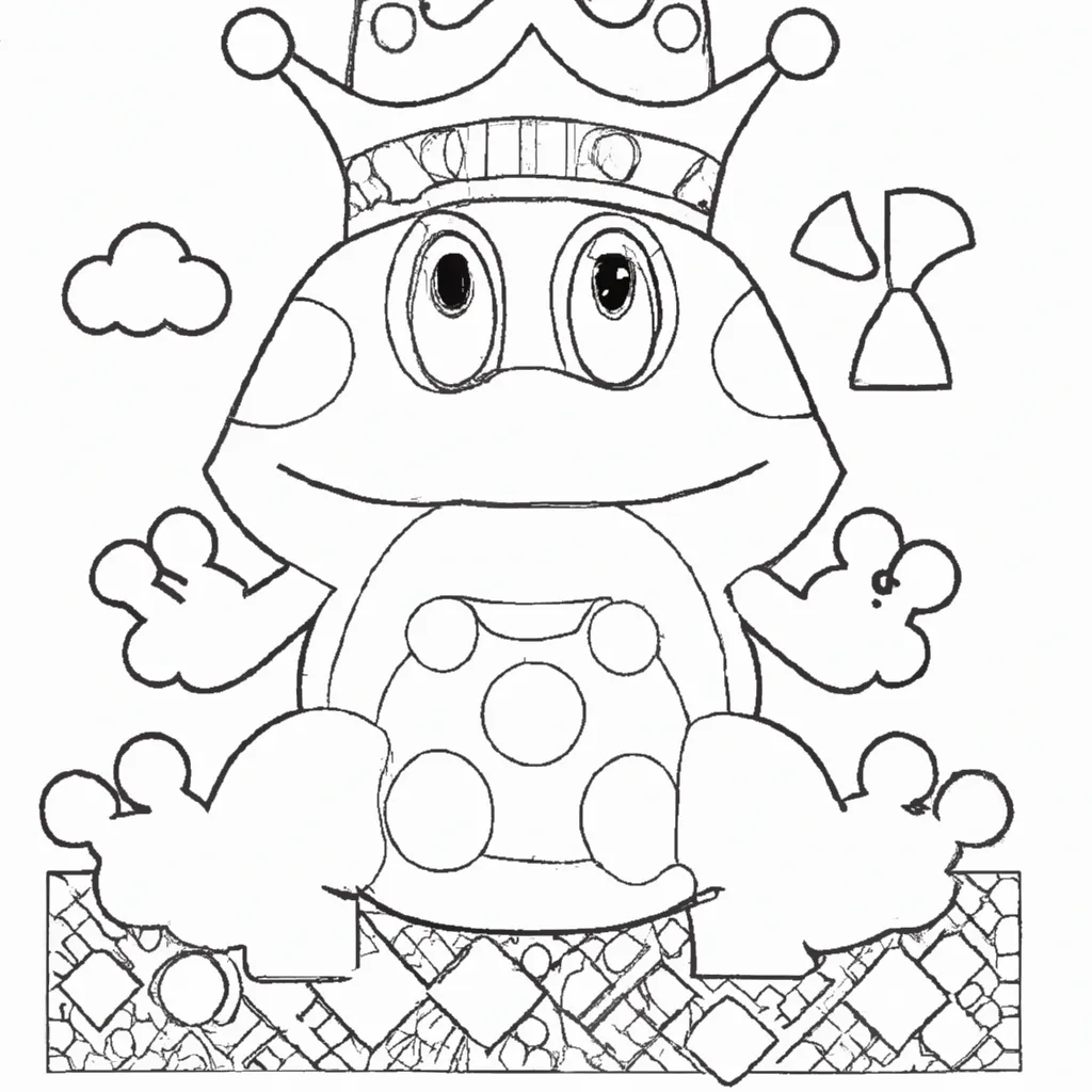 10 Desenhos de Toad para Imprimir e Colorir