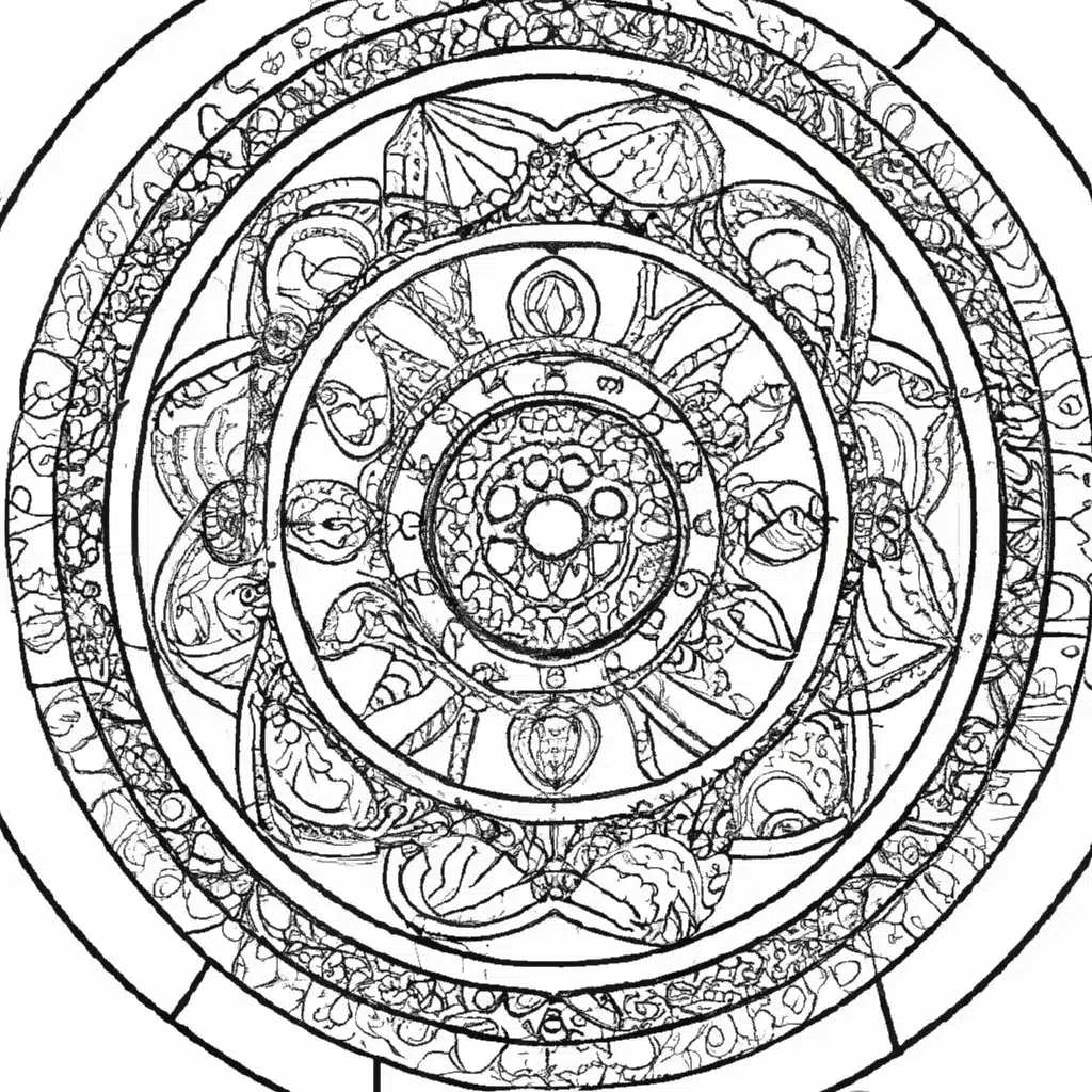 A Roda do Dharma: 7 Desenhos para Imprimir e Colorir